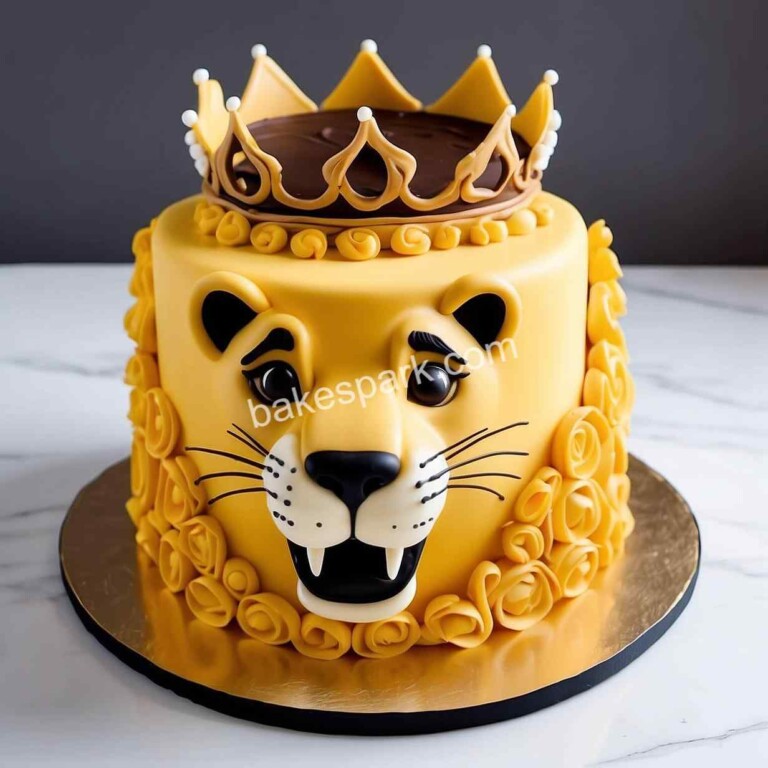 37 Lion Cake Design Ideas [GALLERY] - BakeSpark