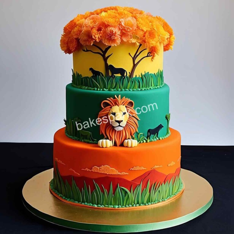 37 Lion Cake Design Ideas [GALLERY] - BakeSpark