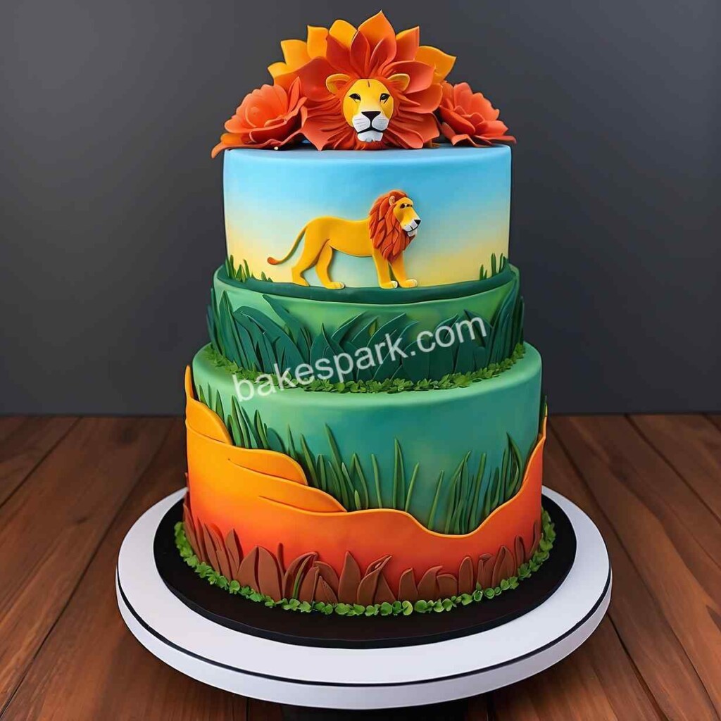 37 Lion Cake Design Ideas [GALLERY] - BakeSpark