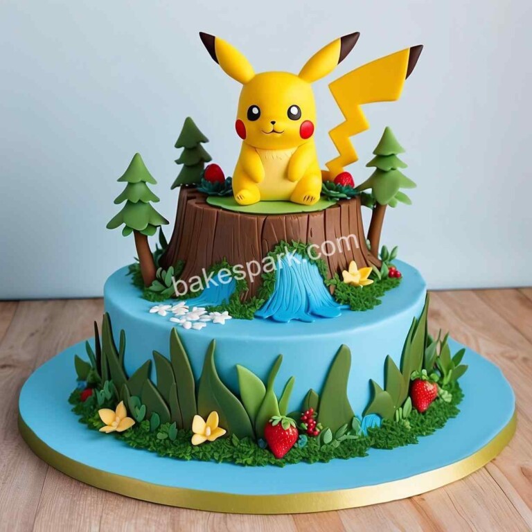 33 Pikachu (Pokemon) Cake Design Ideas [GALLERY] - BakeSpark