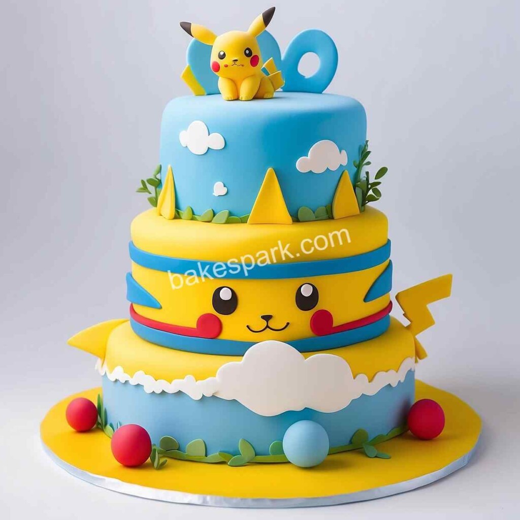 33 Pikachu (Pokemon) Cake Design Ideas [GALLERY] - BakeSpark