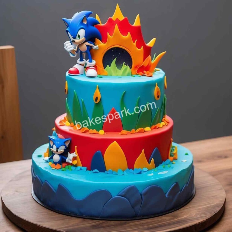51 Sonic The Hedgehog Cake Design Ideas [GALLERY] - BakeSpark