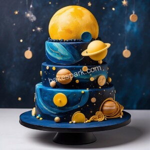 36 Space-Themed Cake Design Ideas [GALLERY] - BakeSpark
