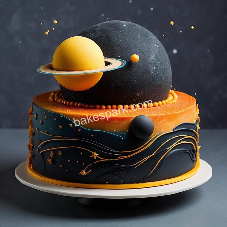 36 Space-Themed Cake Design Ideas [GALLERY] - BakeSpark