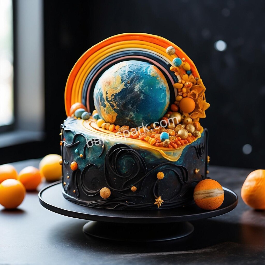36 Space-Themed Cake Design Ideas [GALLERY] - BakeSpark