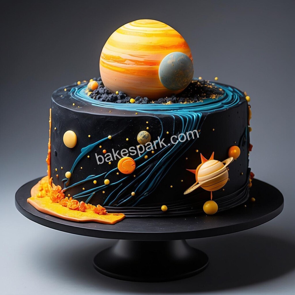 36 Space-Themed Cake Design Ideas [GALLERY] - BakeSpark