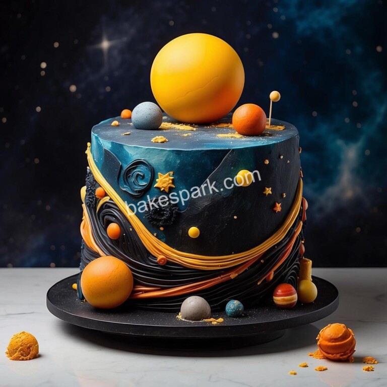 36 Space-Themed Cake Design Ideas [GALLERY] - BakeSpark