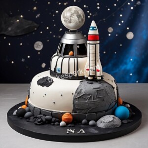 36 Space-Themed Cake Design Ideas [GALLERY] - BakeSpark