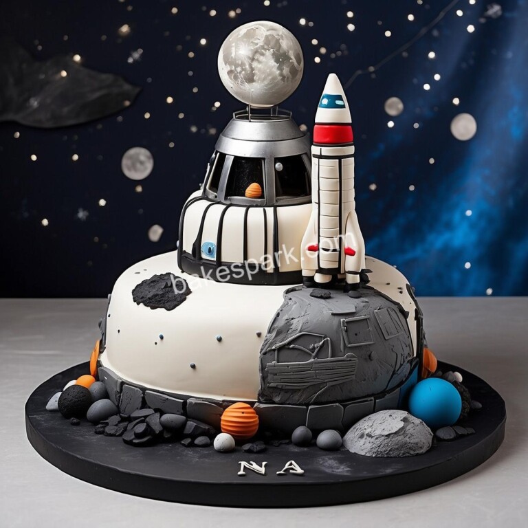 36 Space-Themed Cake Design Ideas [GALLERY] - BakeSpark