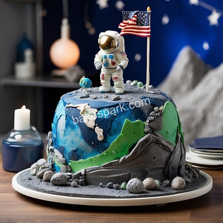 36 Space-Themed Cake Design Ideas [GALLERY] - BakeSpark
