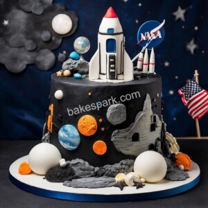 36 Space-Themed Cake Design Ideas [GALLERY] - BakeSpark