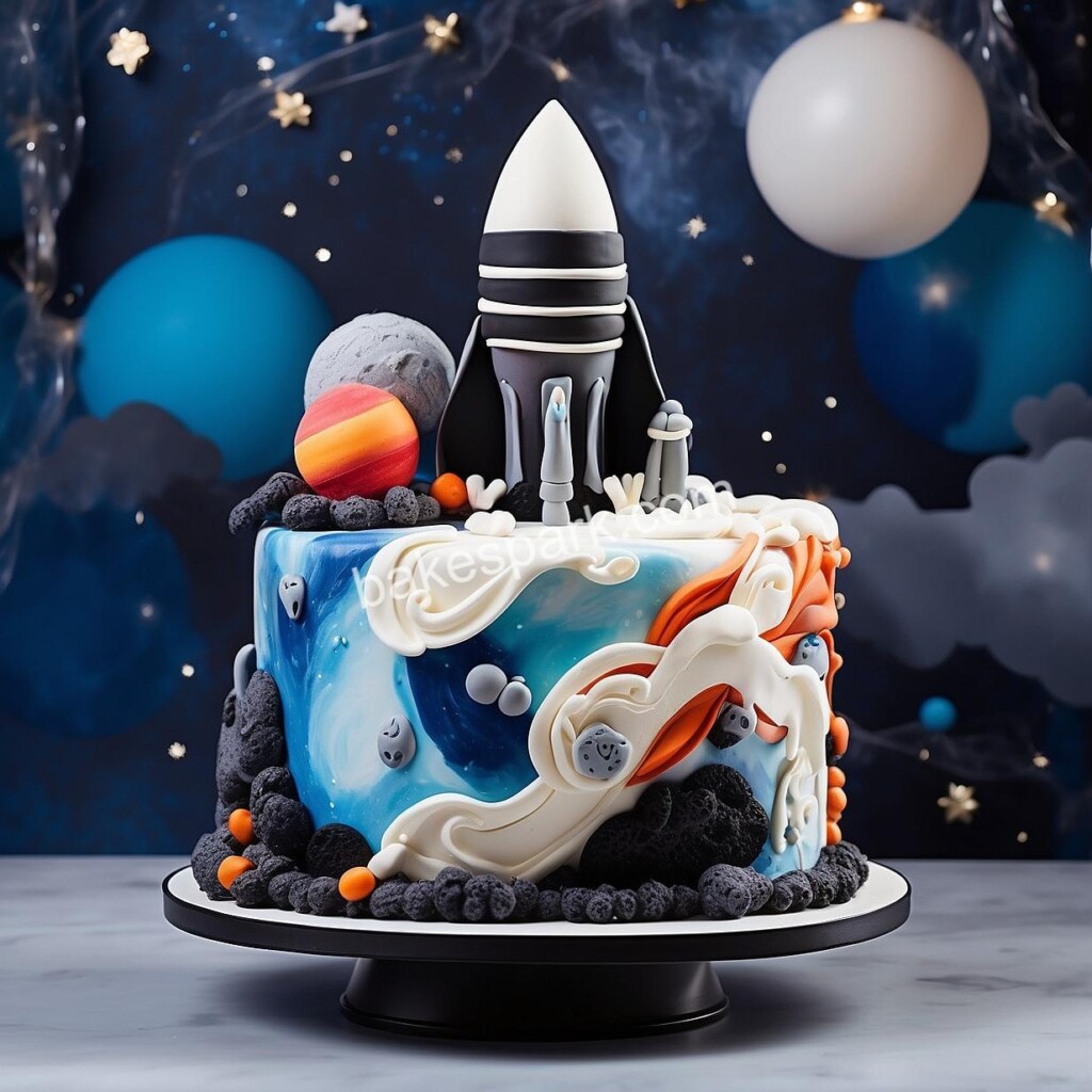 36 Space-Themed Cake Design Ideas [GALLERY] - BakeSpark