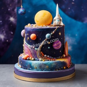 36 Space-Themed Cake Design Ideas [GALLERY] - BakeSpark