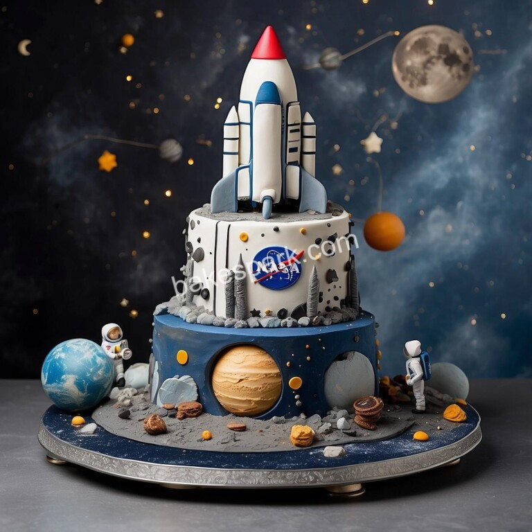 36 Space-Themed Cake Design Ideas [GALLERY] - BakeSpark