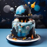 36 Space-Themed Cake Design Ideas [GALLERY] - BakeSpark