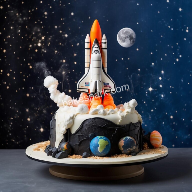 36 Space-Themed Cake Design Ideas [GALLERY] - BakeSpark