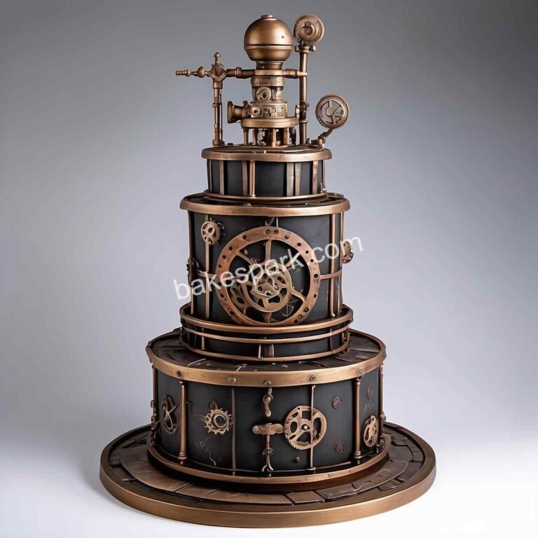 41 Steampunk Cake Design Ideas [GALLERY] - BakeSpark