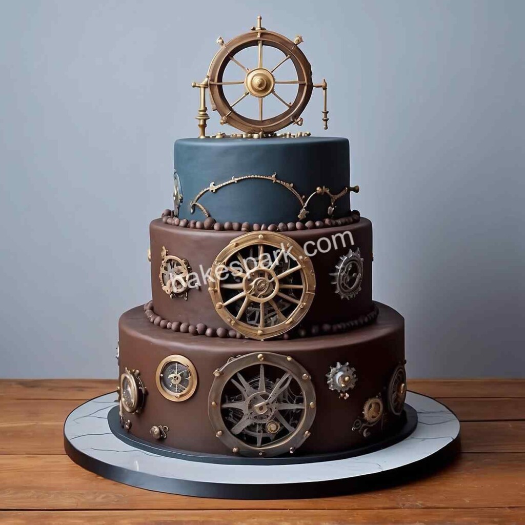 41 Steampunk Cake Design Ideas [GALLERY] - BakeSpark