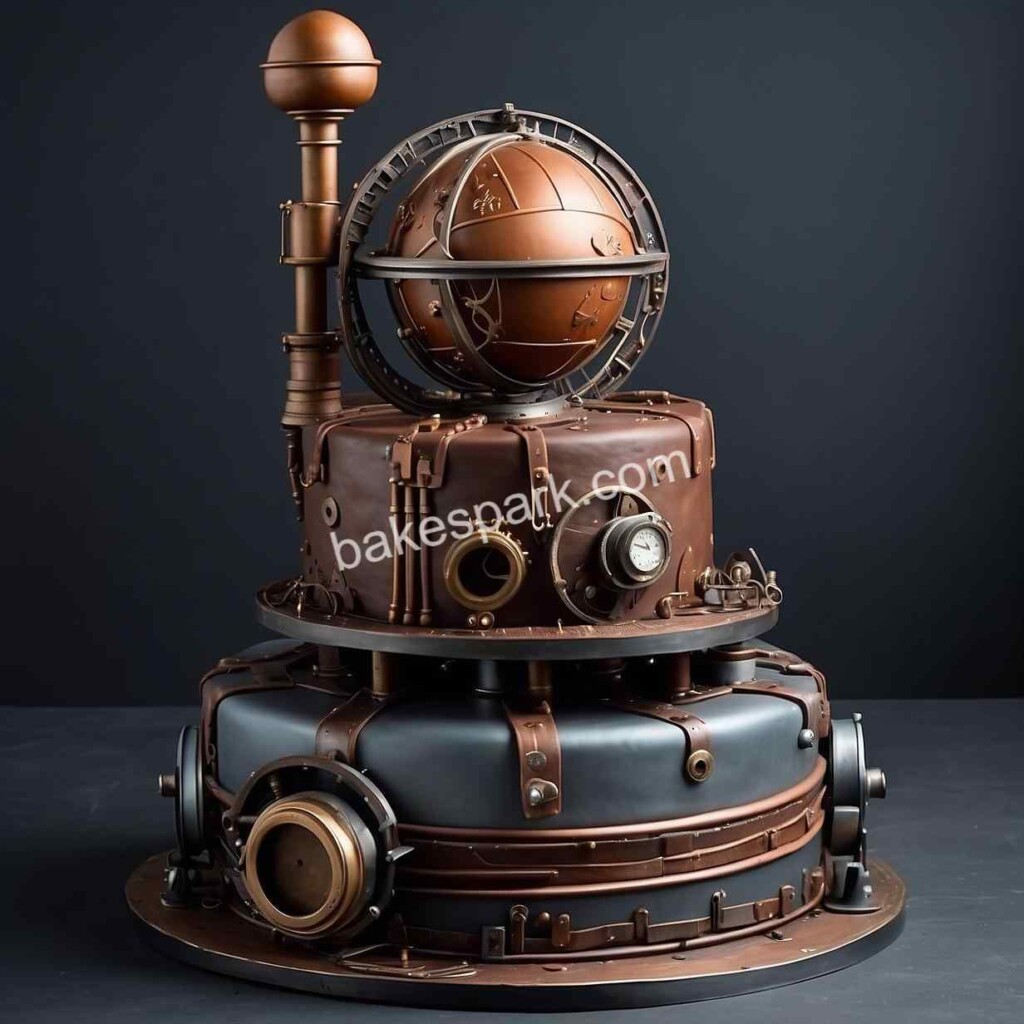 41 Steampunk Cake Design Ideas [GALLERY] - BakeSpark