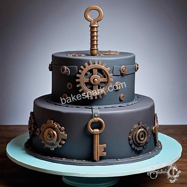 41 Steampunk Cake Design Ideas [GALLERY] - BakeSpark