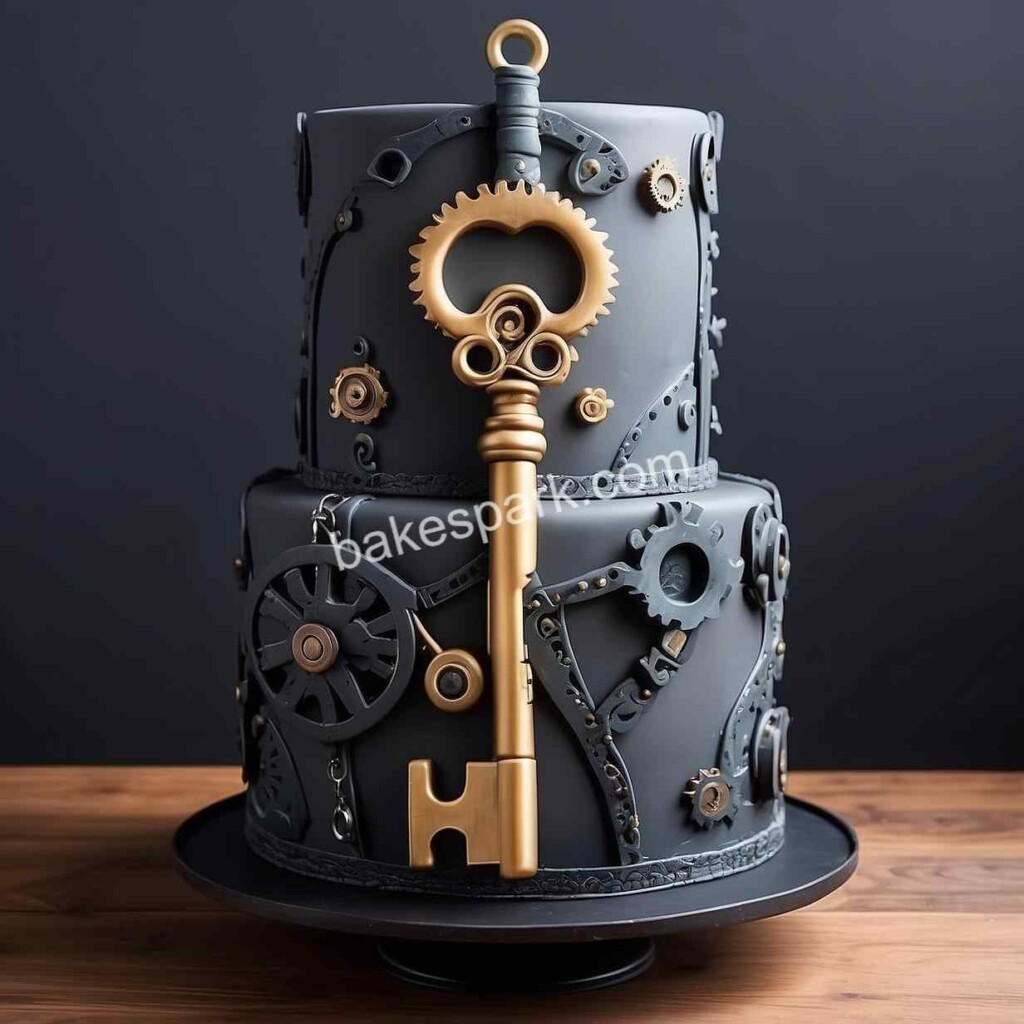 41 Steampunk Cake Design Ideas [GALLERY] - BakeSpark