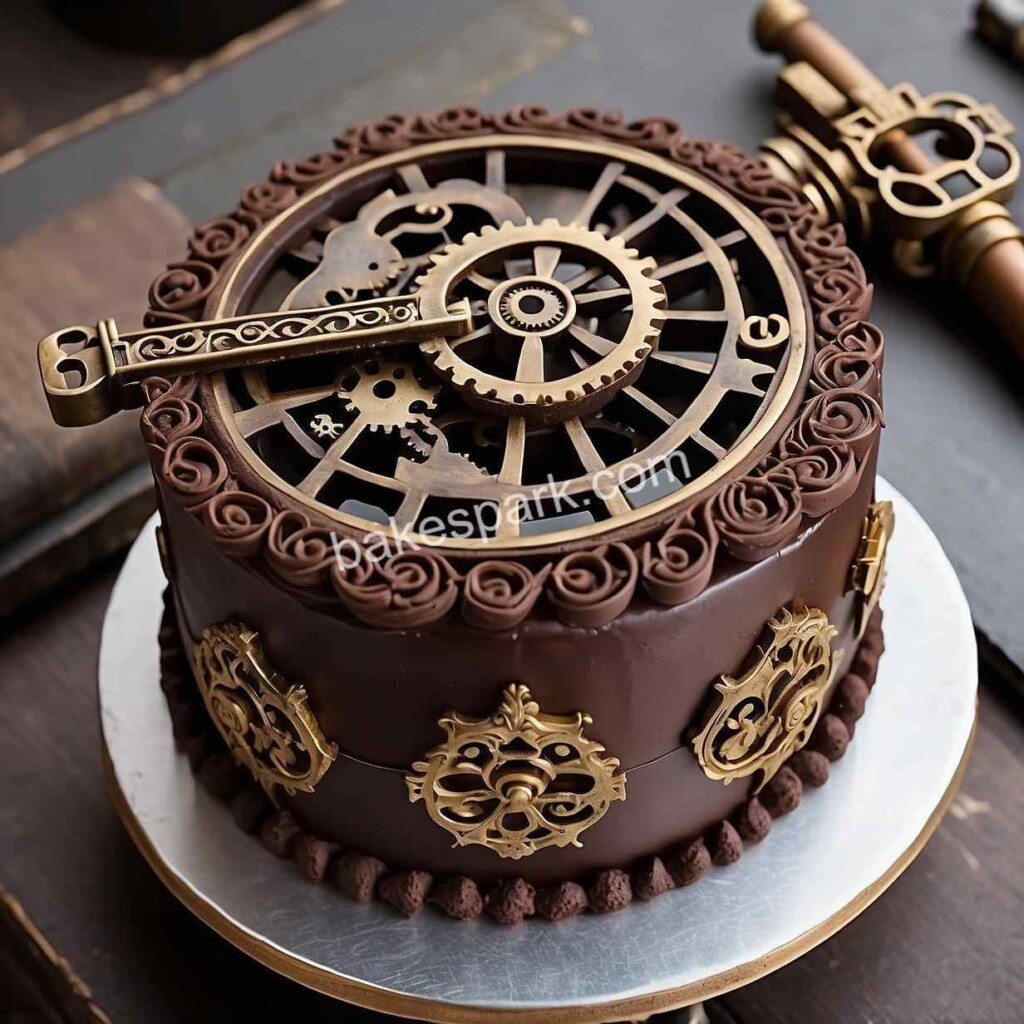 41 Steampunk Cake Design Ideas [GALLERY] - BakeSpark