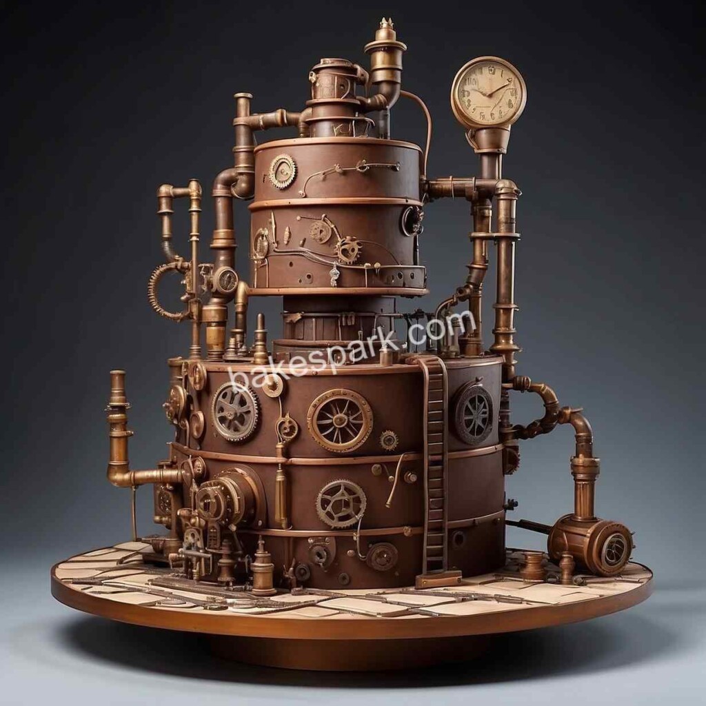 41 Steampunk Cake Design Ideas [GALLERY] - BakeSpark