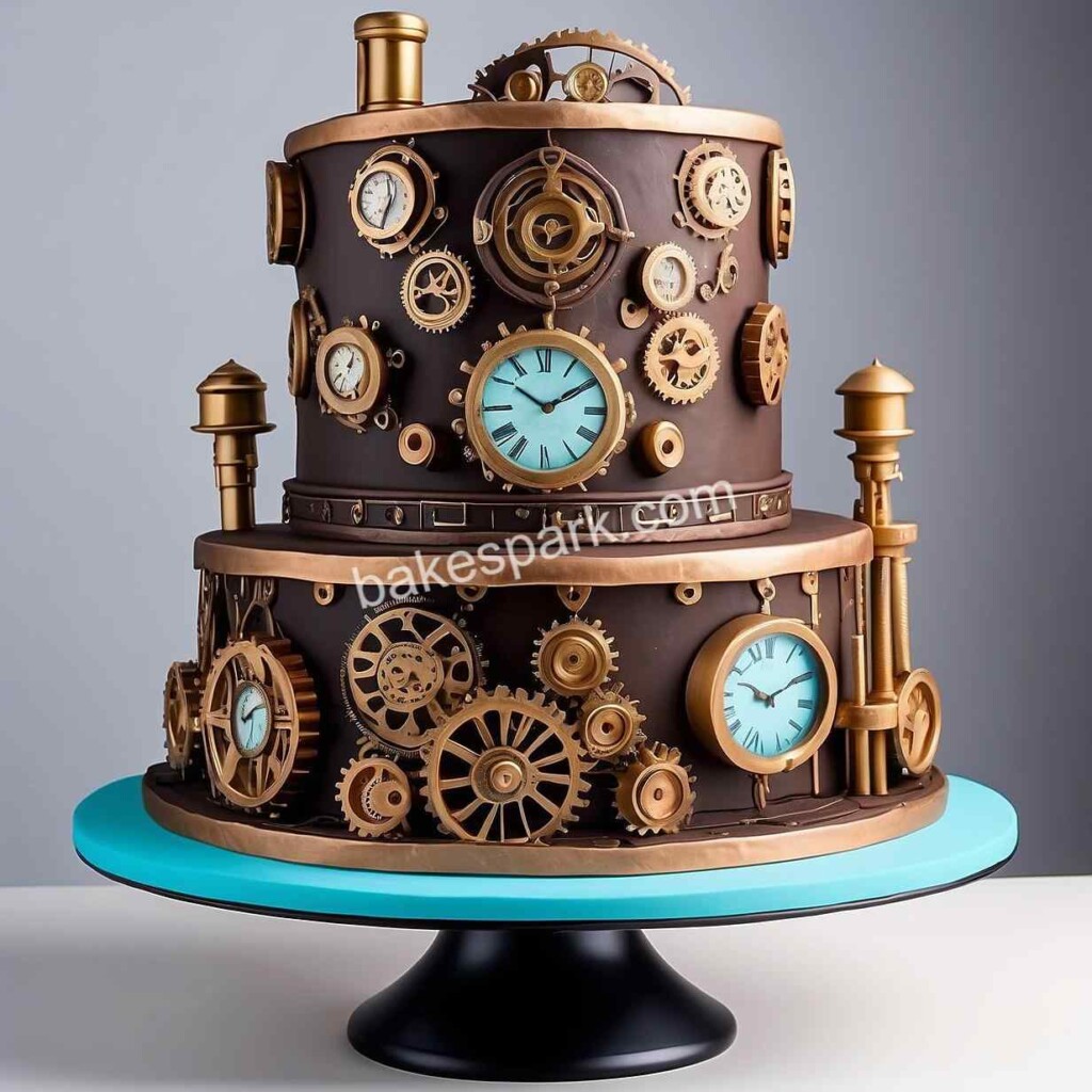 41 Steampunk Cake Design Ideas [GALLERY] - BakeSpark
