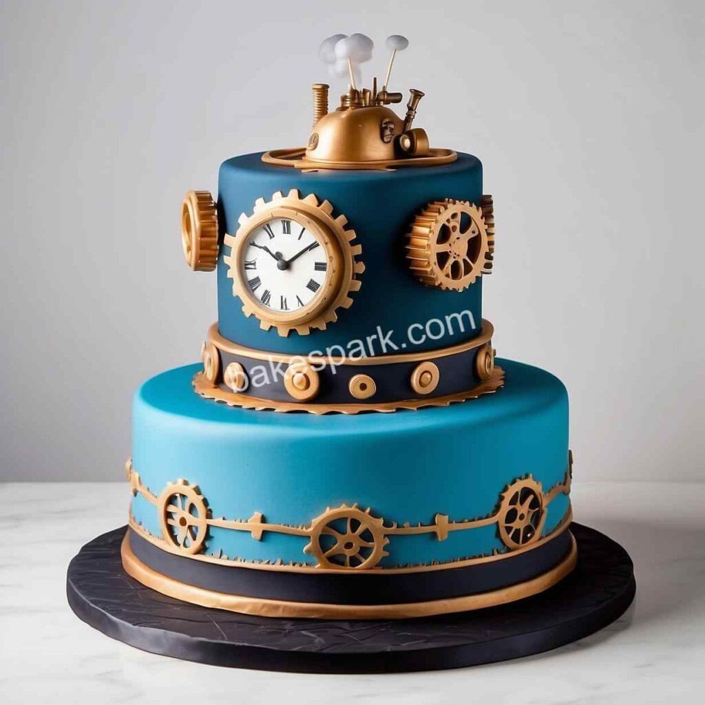 41 Steampunk Cake Design Ideas [GALLERY] - BakeSpark