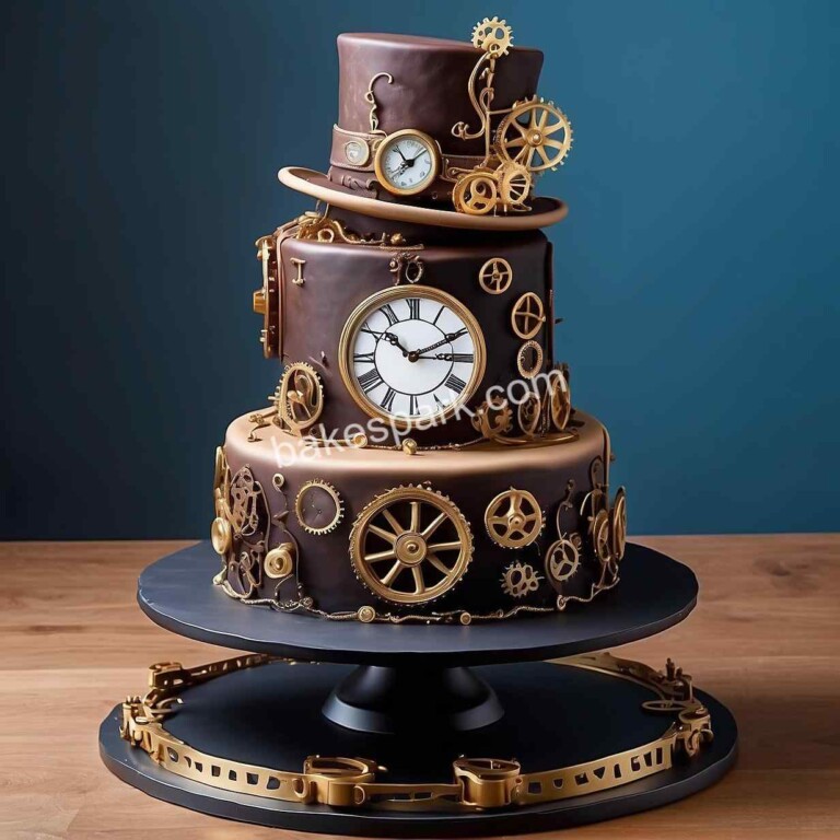 41 Steampunk Cake Design Ideas [GALLERY] - BakeSpark