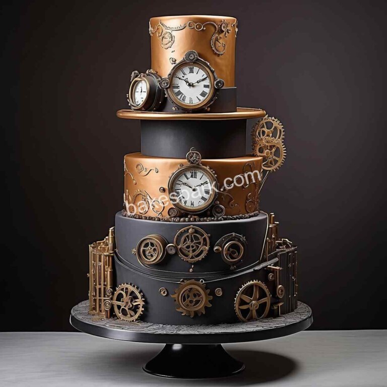 41 Steampunk Cake Design Ideas [GALLERY] - BakeSpark
