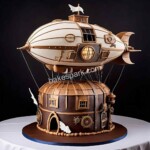 41 Steampunk Cake Design Ideas [GALLERY] - BakeSpark