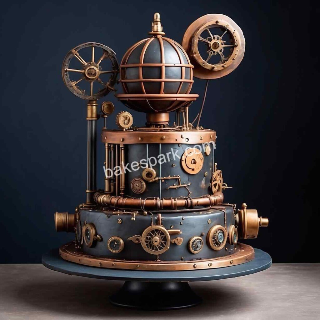 41 Steampunk Cake Design Ideas [GALLERY] - BakeSpark