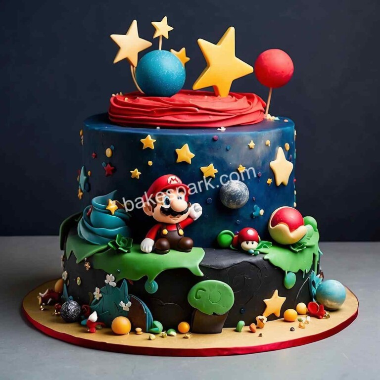 29 Super Mario Cake Design Ideas [GALLERY] - BakeSpark