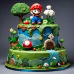 29 Super Mario Cake Design Ideas [GALLERY] - BakeSpark