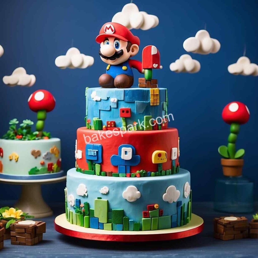 29 Super Mario Cake Design Ideas [GALLERY] - BakeSpark