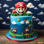 29 Super Mario Cake Design Ideas [GALLERY] - BakeSpark