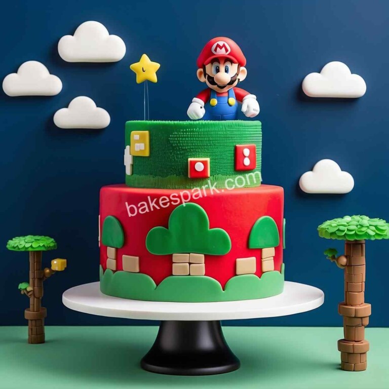 29 Super Mario Cake Design Ideas [GALLERY] - BakeSpark