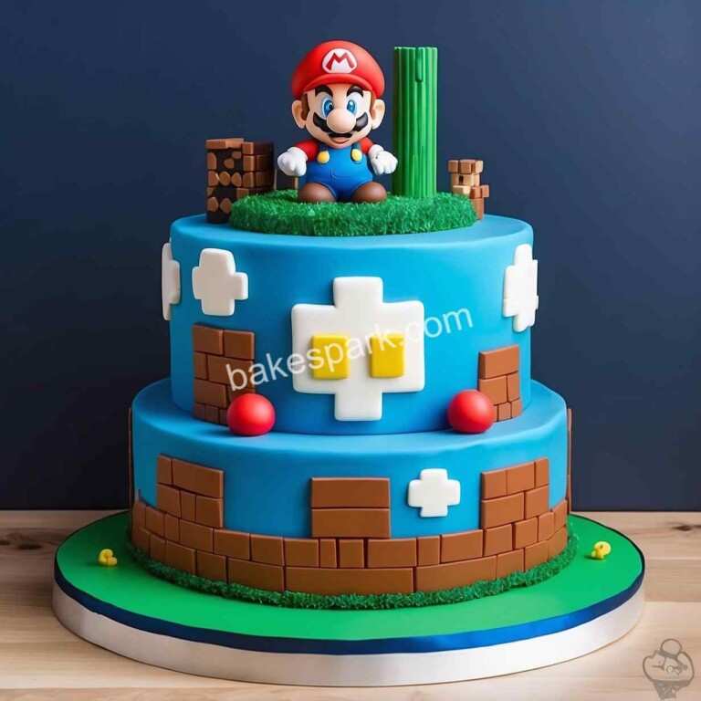 29 Super Mario Cake Design Ideas [GALLERY] - BakeSpark