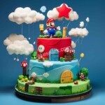 29 Super Mario Cake Design Ideas [GALLERY] - BakeSpark