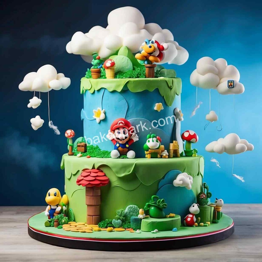 29 Super Mario Cake Design Ideas [GALLERY] - BakeSpark
