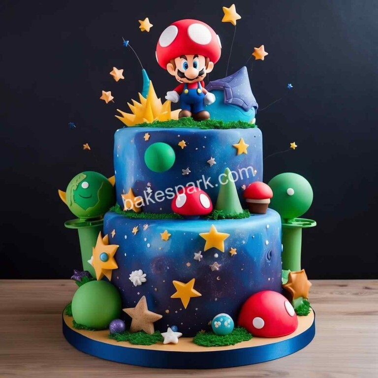 29 Super Mario Cake Design Ideas [GALLERY] - BakeSpark
