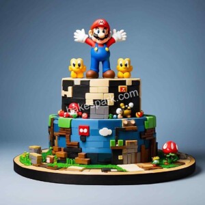 29 Super Mario Cake Design Ideas [GALLERY] - BakeSpark