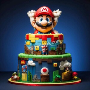 29 Super Mario Cake Design Ideas [GALLERY] - BakeSpark