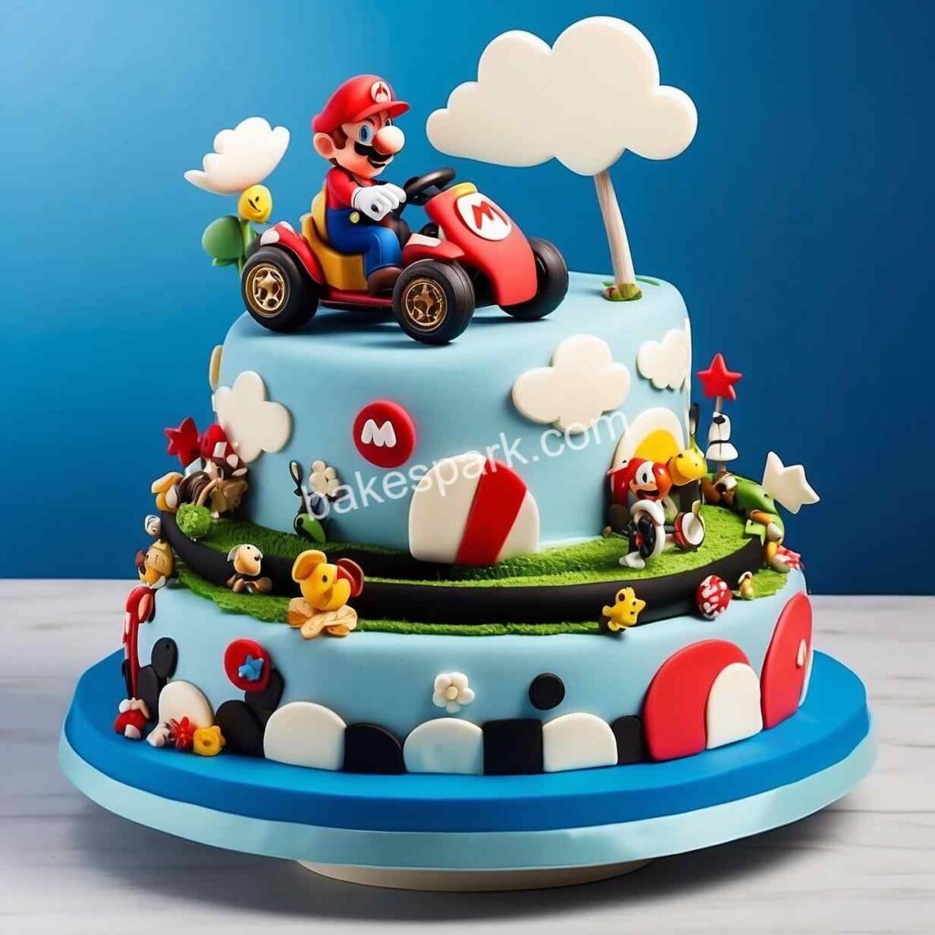29 Super Mario Cake Design Ideas [GALLERY] - BakeSpark