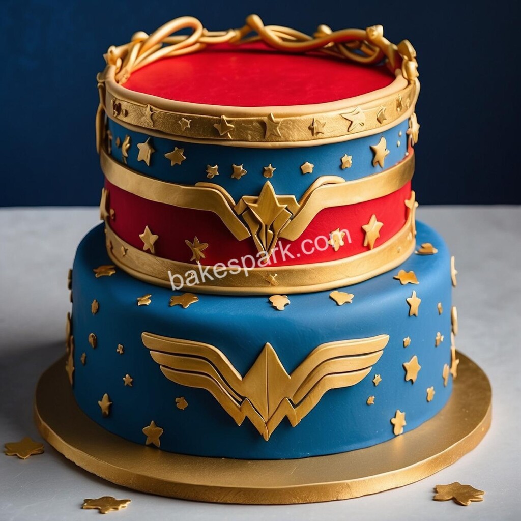 14 Wonder Woman Cake Design Ideas [GALLERY] - BakeSpark
