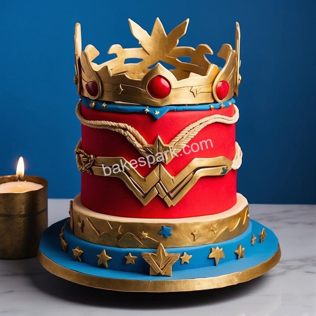 14 Wonder Woman Cake Design Ideas [GALLERY] - BakeSpark