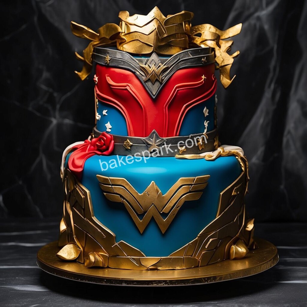 14 Wonder Woman Cake Design Ideas [GALLERY] - BakeSpark