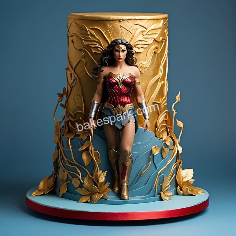14 Wonder Woman Cake Design Ideas [GALLERY] - BakeSpark