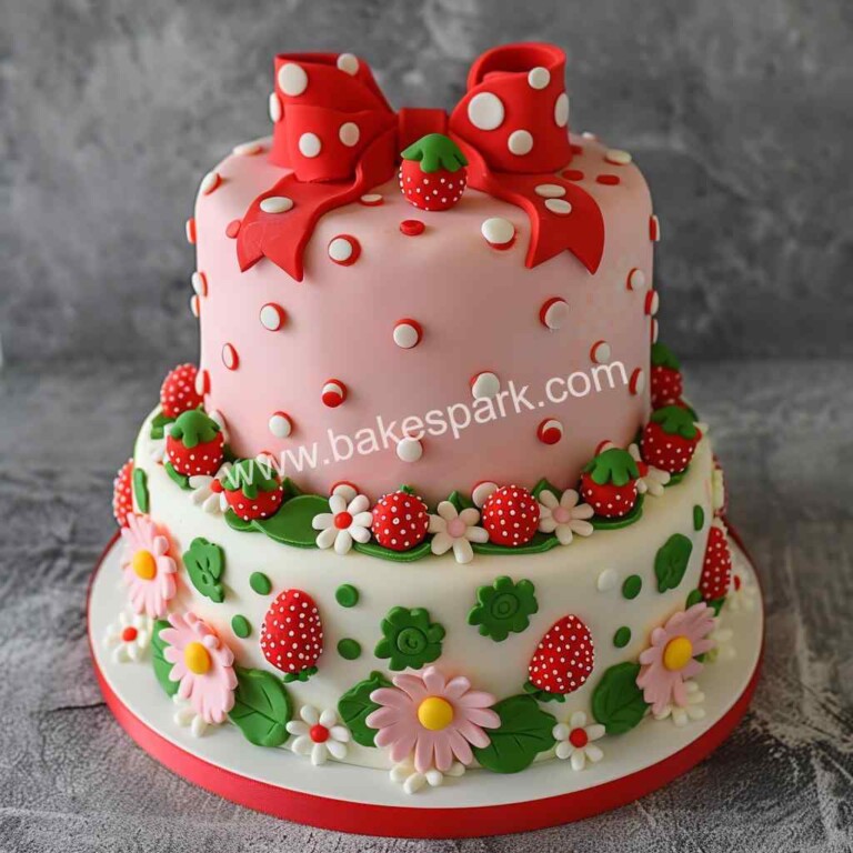 28 Strawberry Cake Design Ideas - BakeSpark